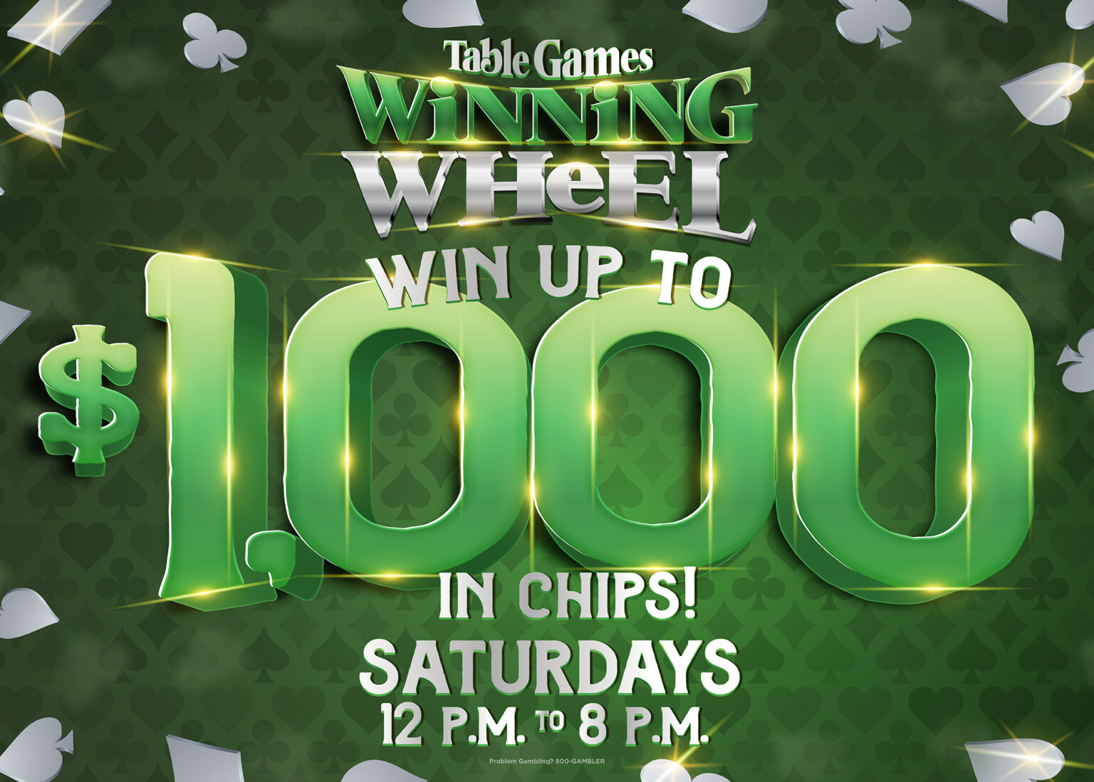 Table Games Winning Wheel - Jackson Rancheria Casino Resort